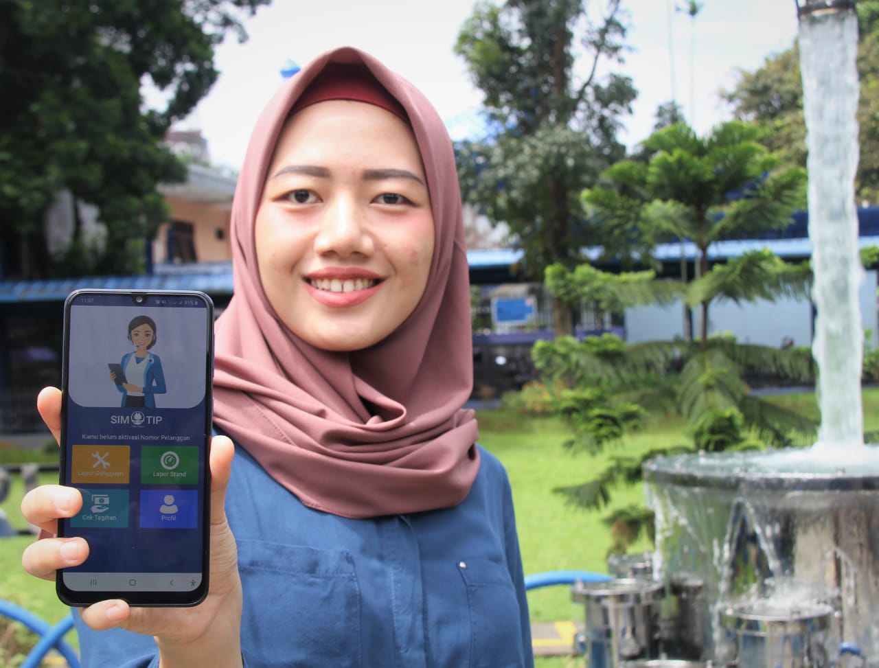 Baca Meter Air Mandiri Kini Pakai SIMOTIP - Bogor Channel